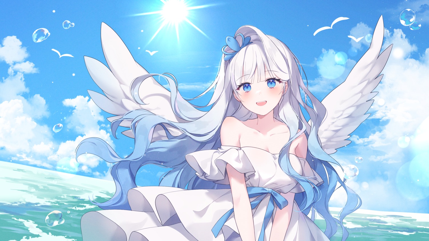 moffle (ayabi) dress no bra wings | #1170847 | yande.re